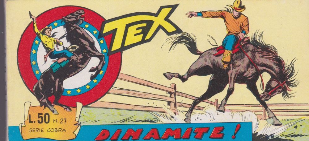 Italian comic strip TEX SERIE COBRA # 27 1966 DINAMITE! (Gebraucht) in ...