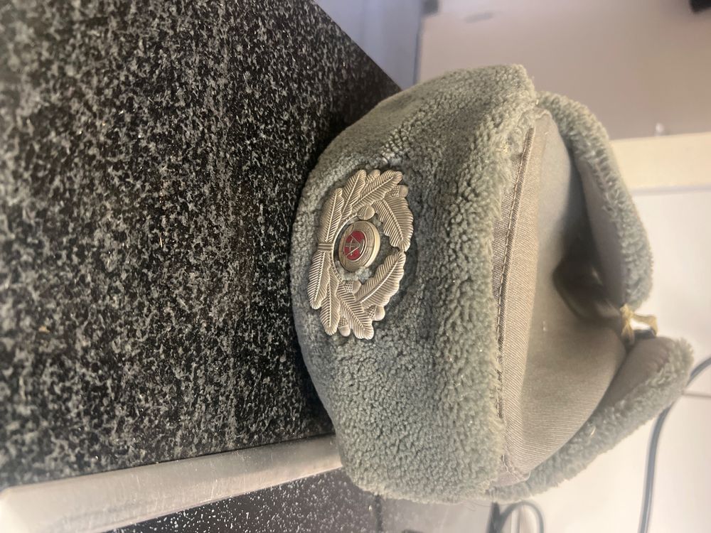 Original NVA Winterfellmütze DDR Mutz Hut Militär Armee (Gebraucht) in ...