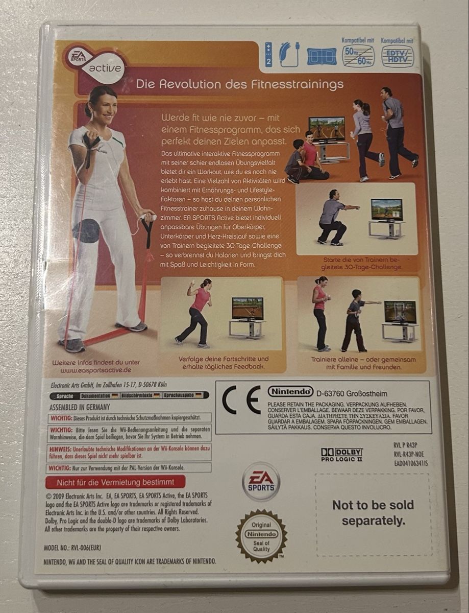 Wii Fit & EA Sports Active - Top Zustand, komplett! (Gebraucht) in ...