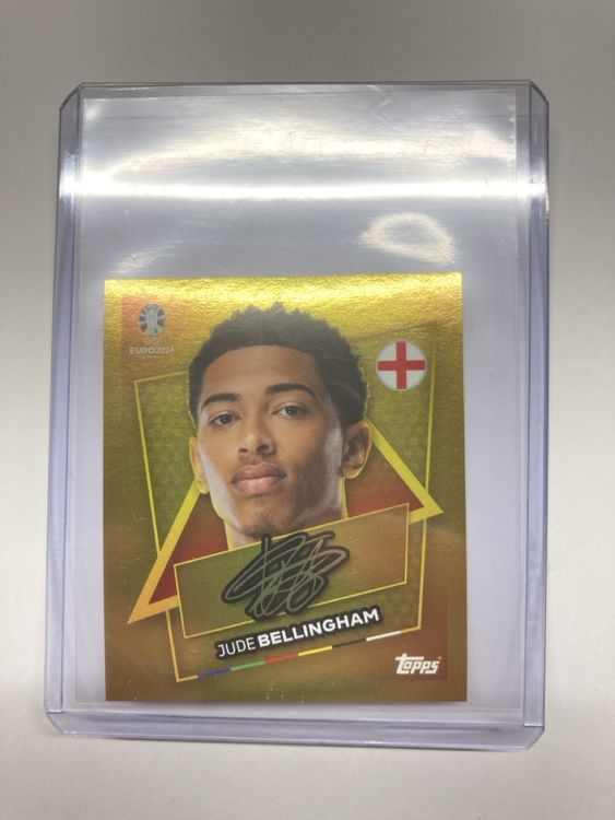 Topps Sticker Em24 Gold Signature Jude Bellingham (Neu (gemäss ...