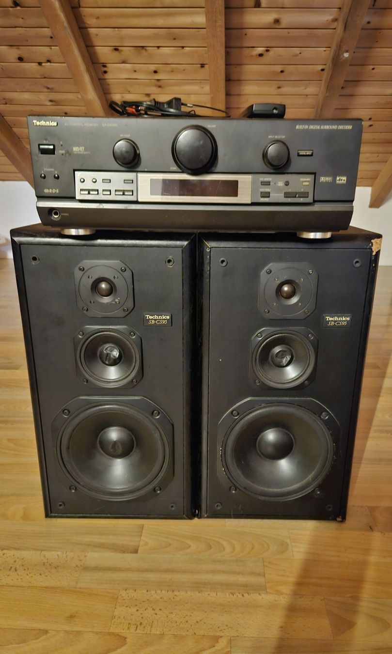 Technics SA-DX950 + 2×SB-CS95 – Stereo-Set mit Top Sound (Gebraucht) in ...