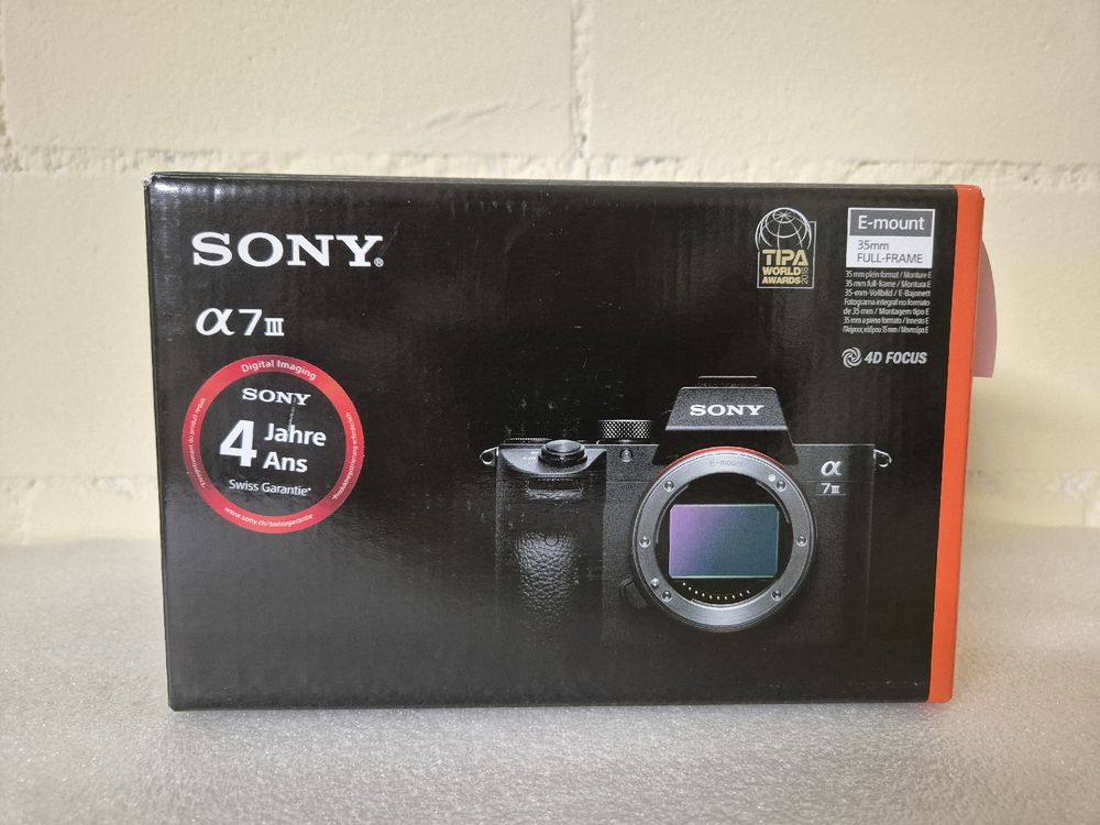 Sony Alpha 7iii (Neu und originalverpackt) in Grosswangen für CHF 1150 ...