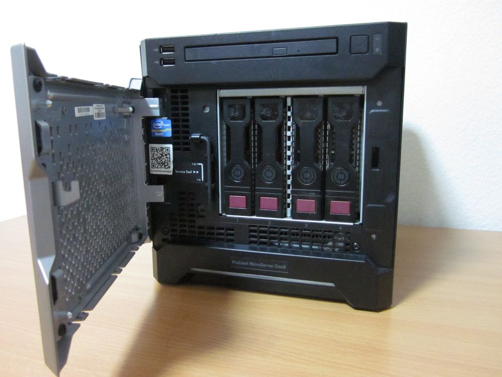 HP ProLiant MicroServer Gen 8, DDR3 16GB SSD 180GB+ 4 HDD 4T | Kaufen ...