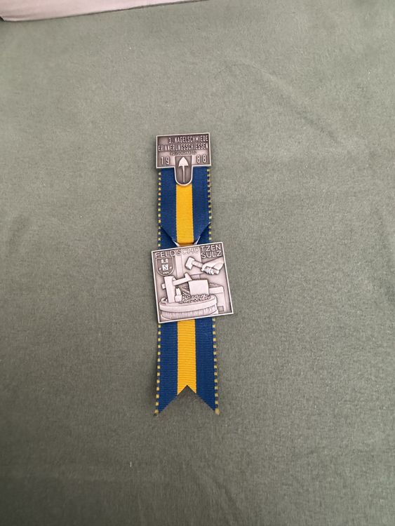 Kranzabzeichen 3. Nagelschmiedeerinnerungsschiessen 88 Sulz (Gebraucht ...