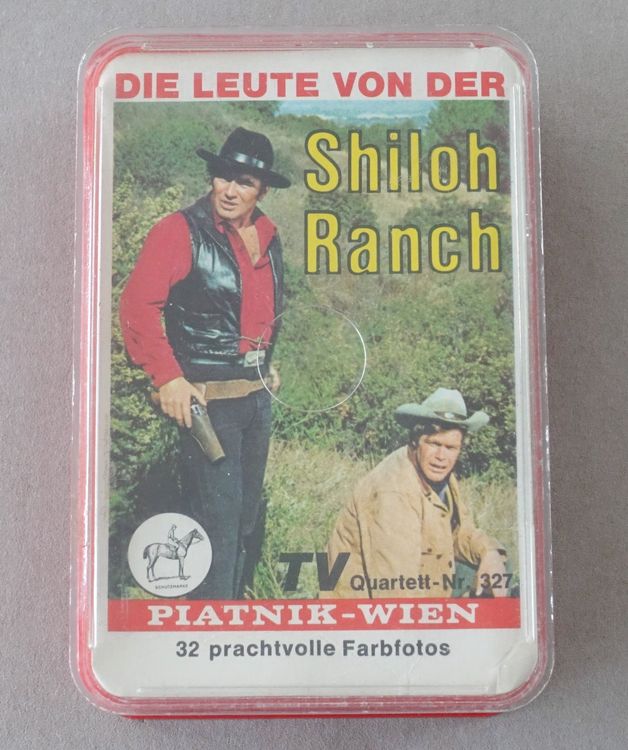 Quartett "Die Leute von der Shiloh Ranch", TV, Piatnik Wien (Gebraucht ...