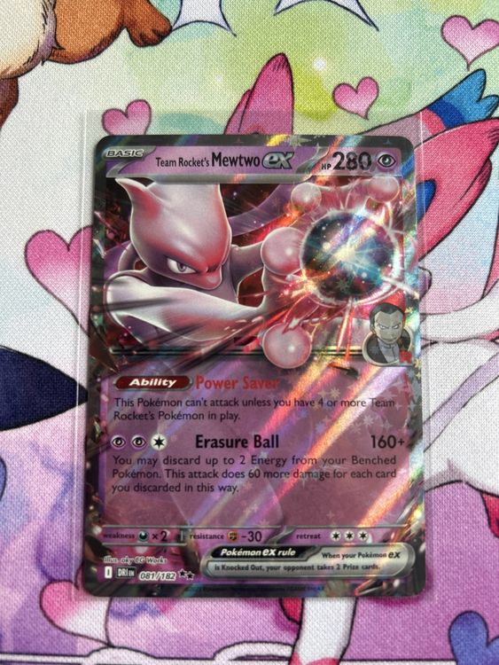 Destined Rivals Team Rocket’s Mewtwo EX 081/182 (Neu (gemäss ...
