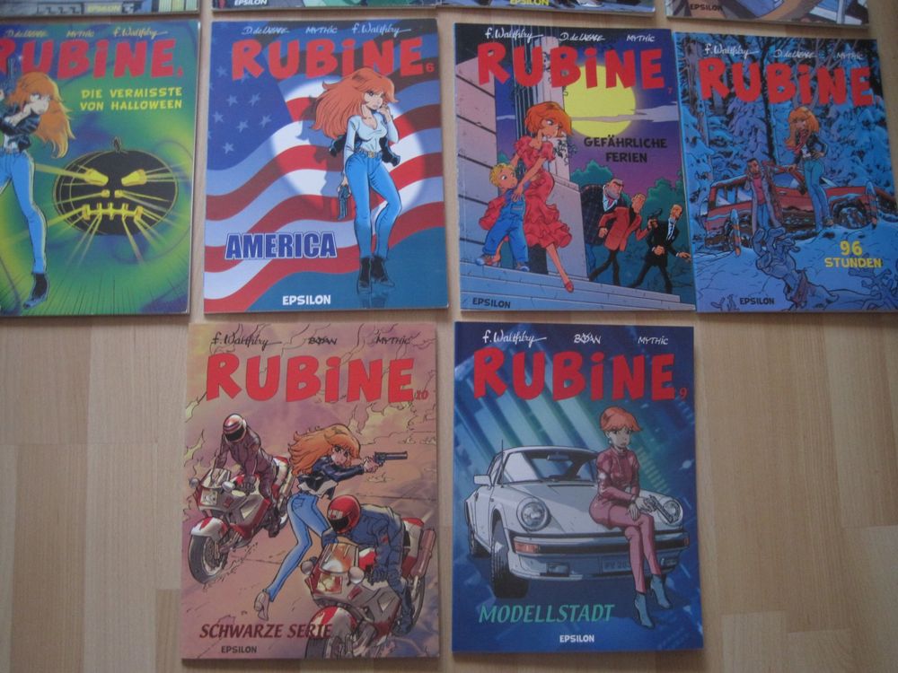 RUBINE Epsilon 1- 10 Comic Alben Topp LOT (Neu (gemäss Beschreibung ...