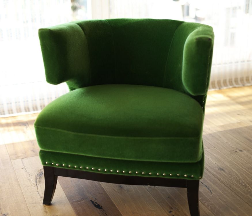 KARE Design Clubsessel Sessel Velours Club Armchair Art Deco (Gebraucht ...