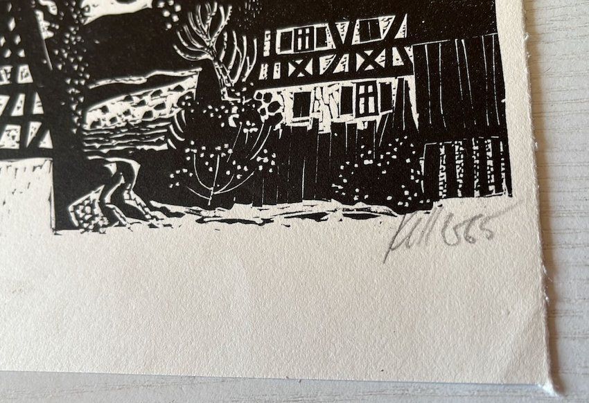 Holzschnitt handsigniert Heinz Keller (ID b4194) (Gebraucht) in Gelterfingen für CHF 20 – mit ...