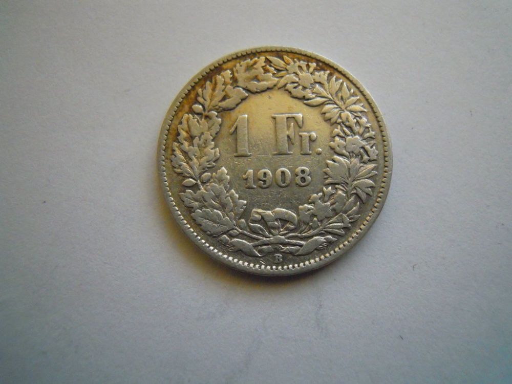 1 Fr. 1908 silber | Kaufen auf Ricardo