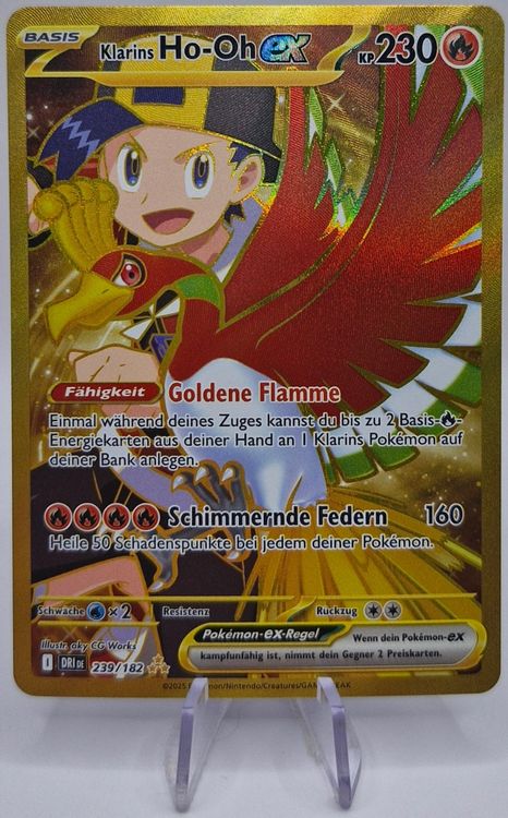 Klarons Ho-Oh EX / Ethan's Ho-Oh / Ewige Rivalen / DRI 239 (Neu (gemäss ...