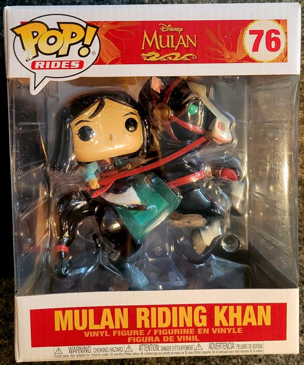 Funko Pop Disney Mulan Riding Khan (Neu und originalverpackt) in Montet ...