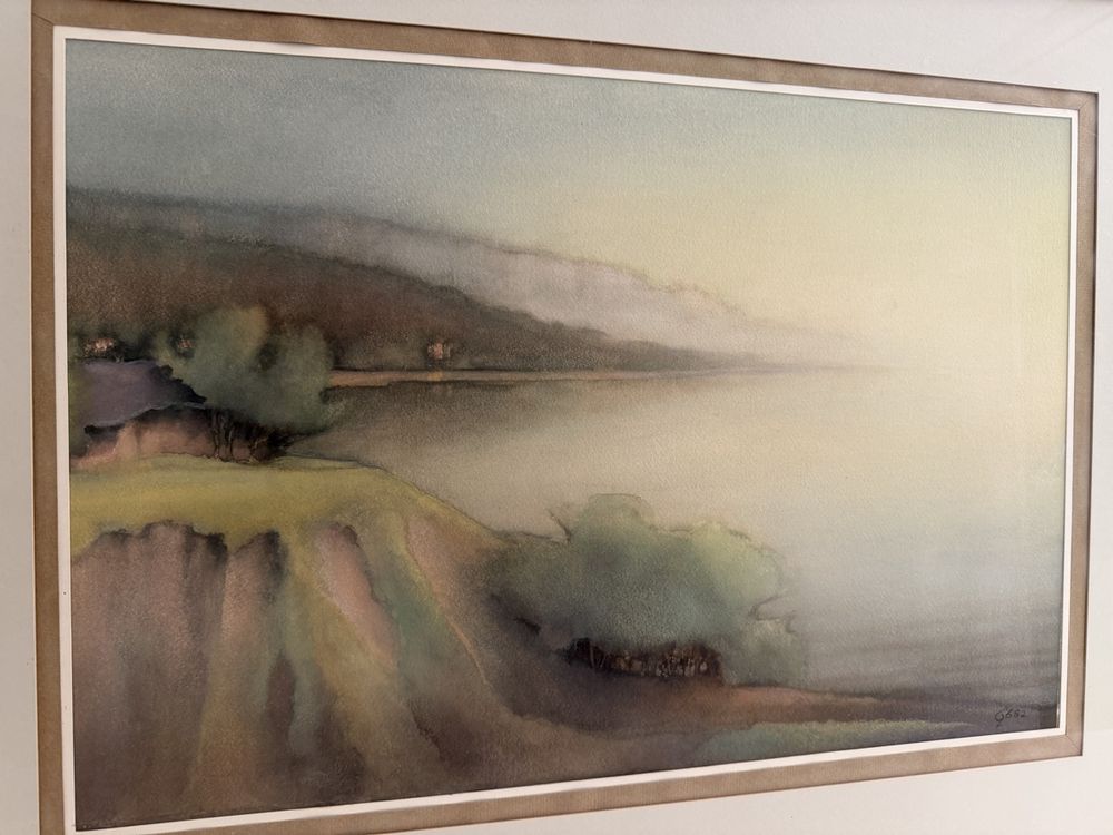 Geissberger Original Aquarell-Malerei im Rahmen (Gebraucht) in ...