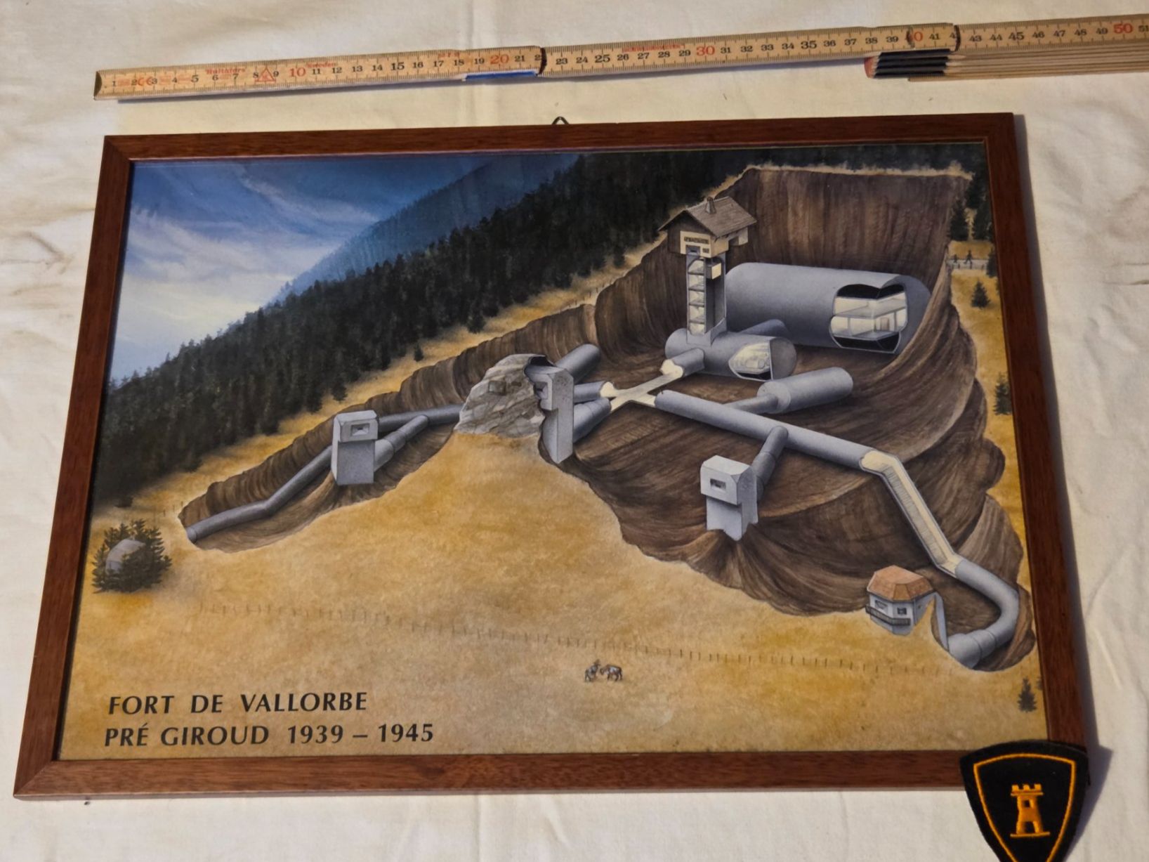 Cadre fortification fort de Vallorbe Pré Giroud 1939-1945 (D'occasion ...