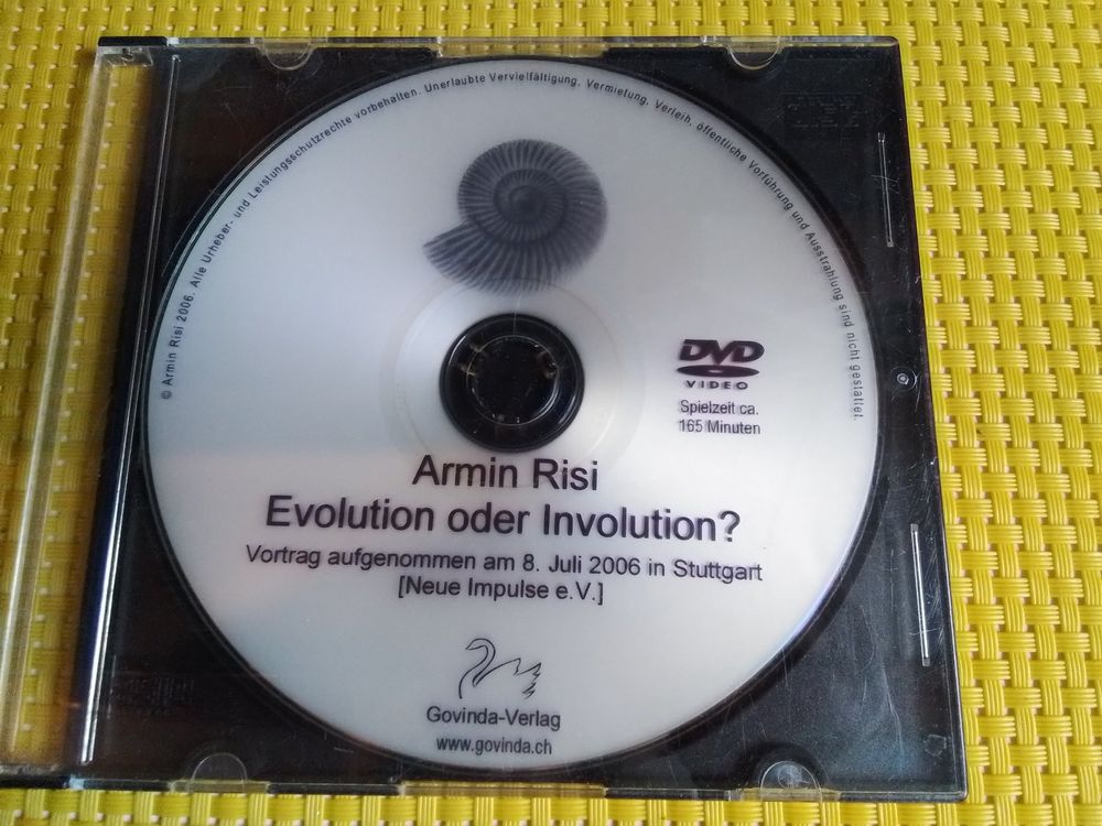CD - Evolution oder Involution - Armin Risi | Kaufen auf Ricardo
