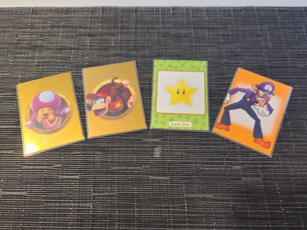 4 x Super Mario Trading Card Collection Karten (Panini) (Neu (gemäss ...