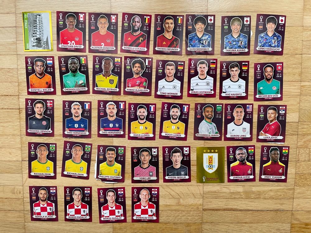 Panini Bilder Qatar WM 2022, 36 Stk. (Neu (gemäss Beschreibung)) in ...
