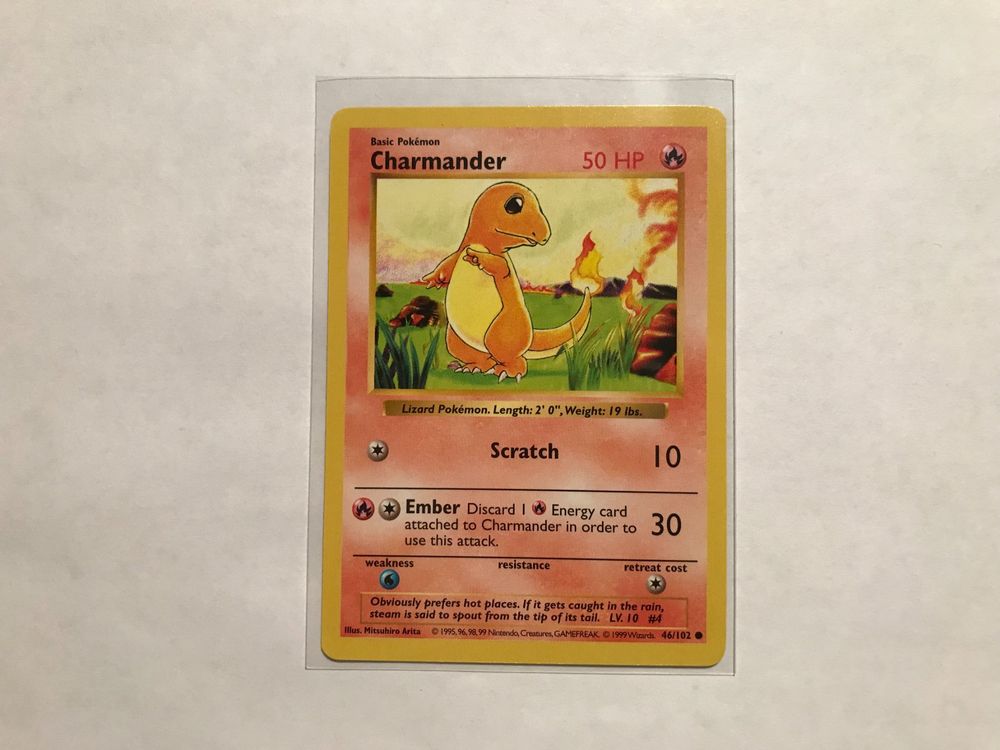 Charmander non holo Shadowless Base EN (Gebraucht) in Hagendorn für CHF ...
