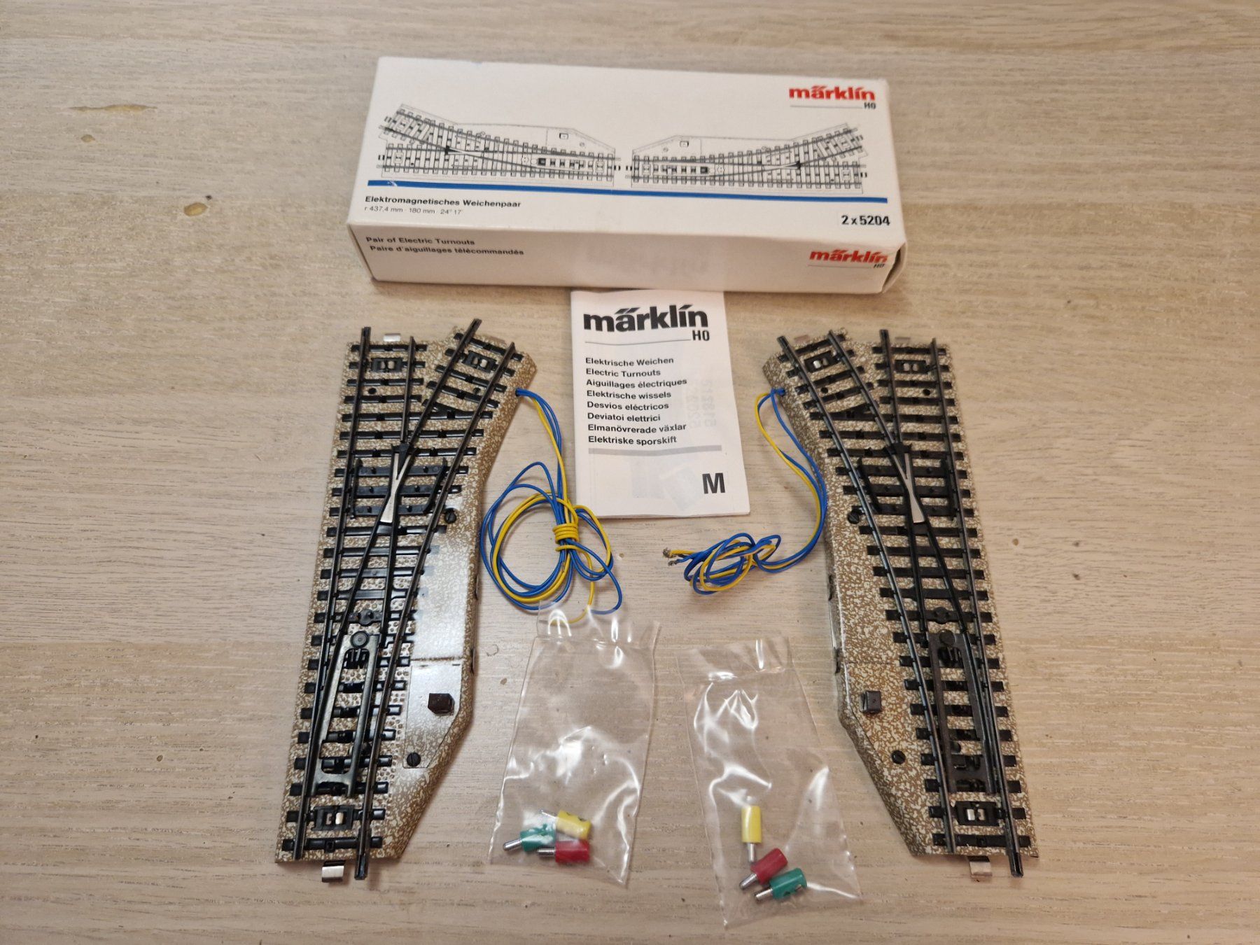 Märklin 5204 weichenpaar M H0 OVP NEU (Neu und originalverpackt) in St-Aubin-Sauges für CHF 29 ...