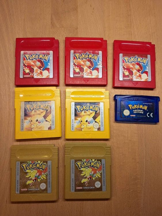 Pokémon Spiele Bundle – 10x Original Module Ab 1.- (Gebraucht) in ...