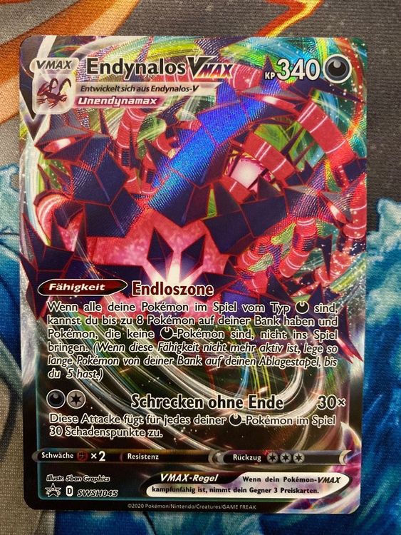 Pokemonkarte Endynalos Vmax | Kaufen auf Ricardo