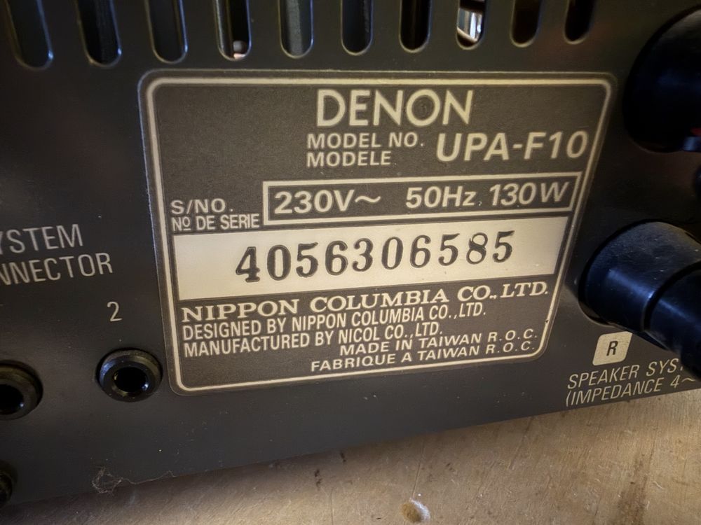 Denon UPA-F10 Verstärker - Top Zustand - Sofort nutzbar! (Gebraucht) in ...