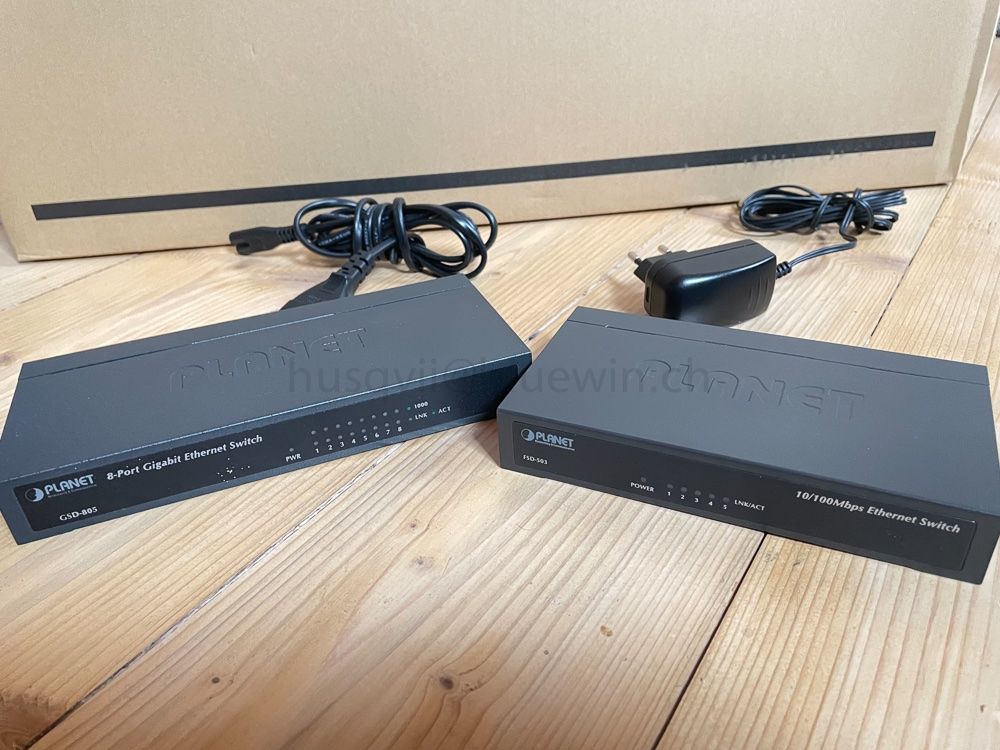 Switch Ethernet Planet Gigabit 8 Port, 10/100 Mb 5 Port (Gebraucht) in ...