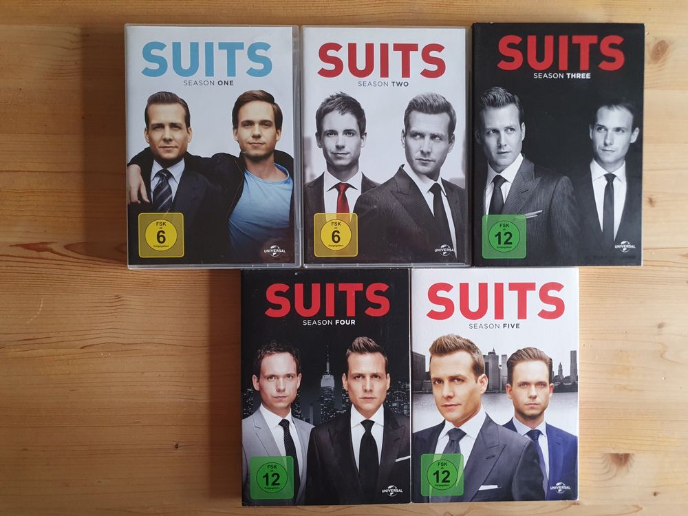 DVD - Suits Staffel 1+2+3+4+5 komplett (Gebraucht) in St. Margarethen ...
