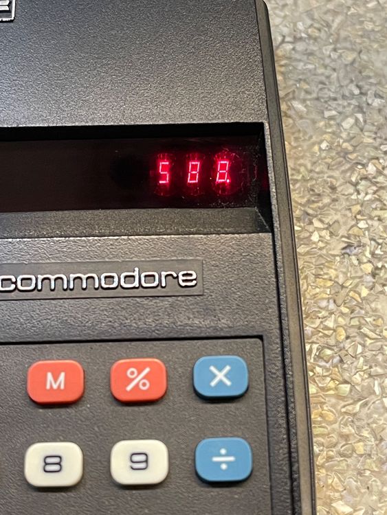 Commodore 1976 Taschenrechner Model 796M | Kaufen auf Ricardo