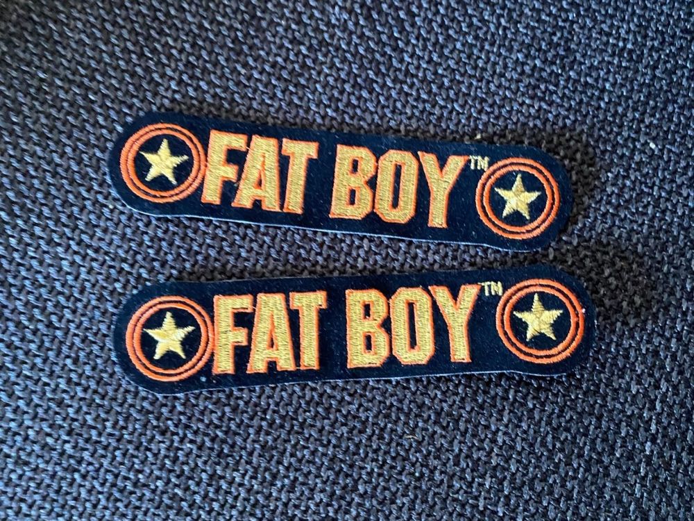 "FAT BOY" Harley Davidson Patch Aufnäher - Original (Neu (gemäss ...
