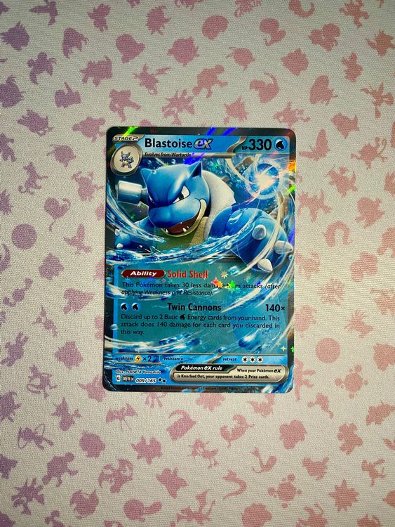 Pokemon 151 Blastoise ex EN | Kaufen auf Ricardo