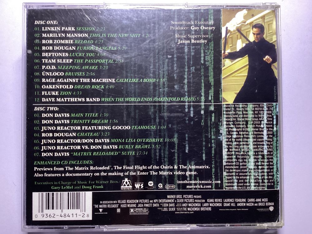 2CD The Matrix Reloaded: The Album (Gebraucht) in Wil AG für CHF 2.1 ...