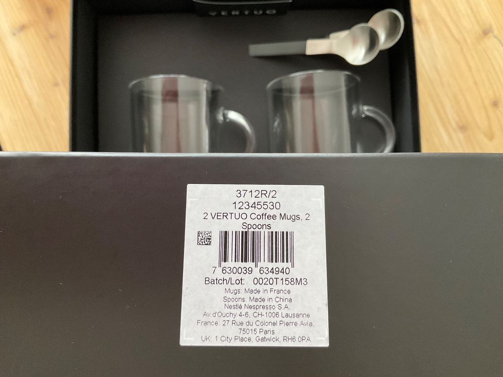 Nespresso Vertuo Coffee Mug Set | Kaufen auf Ricardo