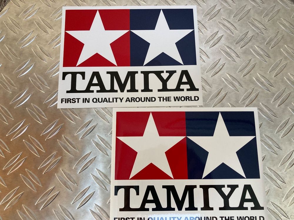 2 Stück Tamiya original Aufkleber/Sticker mit grossem Logo | Kaufen auf ...