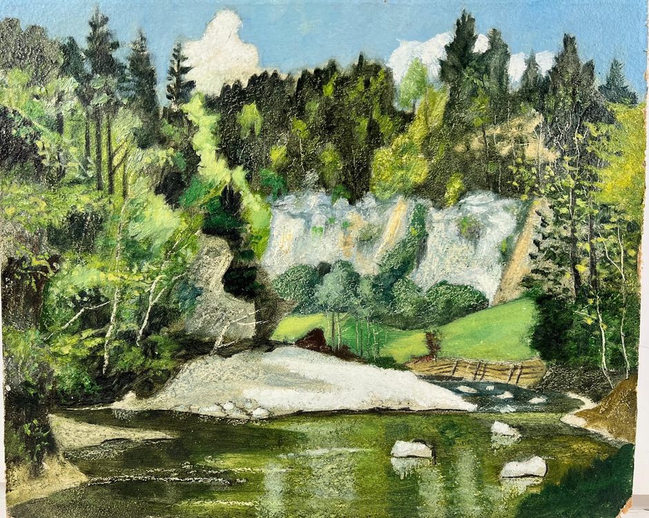 Landschaft Gemälde (Gebraucht) in Neuhausen am Rheinfall für CHF 10 – mit Lieferung auf Ricardo ...