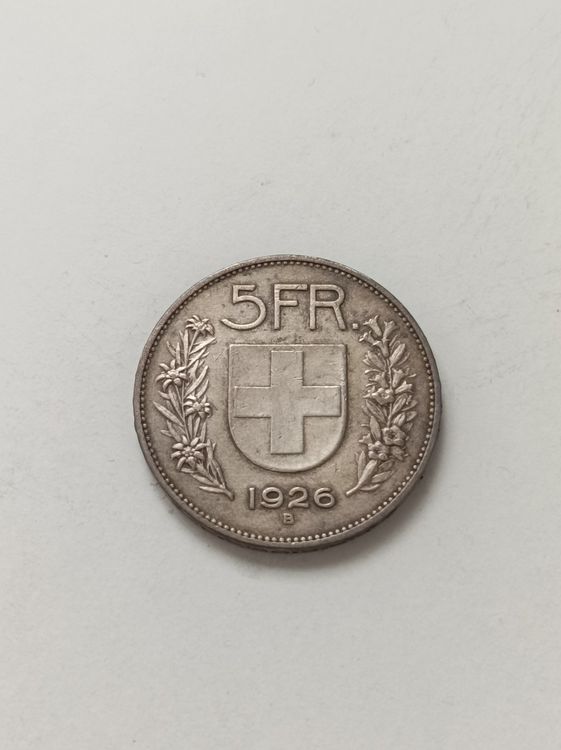 Schweiz 5 Franken 1926 - Selten (Gebraucht) in Muralto für CHF 127 – mit Lieferung auf Ricardo ...