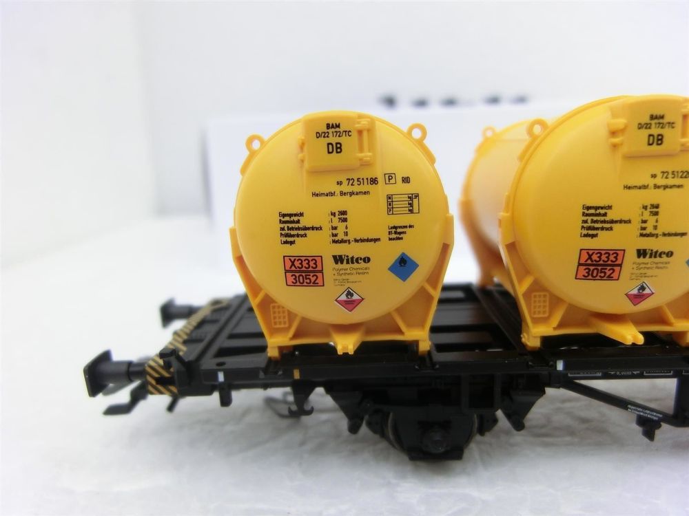 Märklin:48944/48531 mit Container Witco & Königsbacher,neu (Neu (gemäss ...