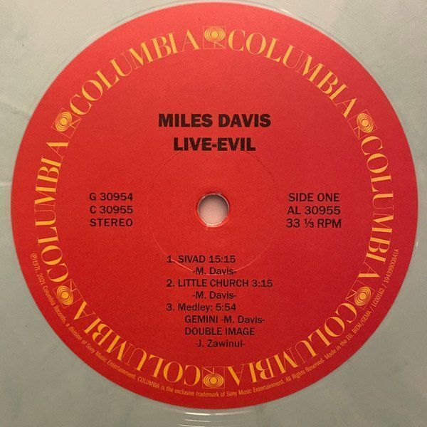 Miles Davis – Live-Evil - Limited Edition, Opaque Teal Vinyl (Neu und ...