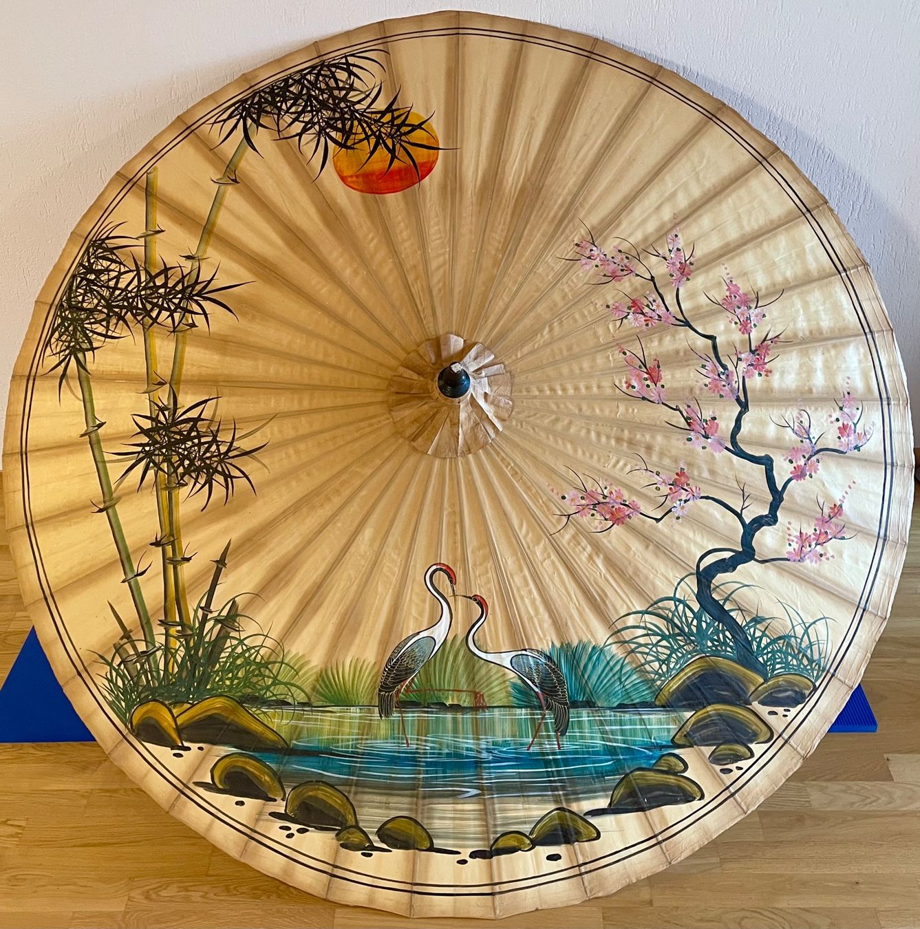 Parasol thaïlandais original de 1990 (diagonale min. 2m) (Gebraucht) in ...