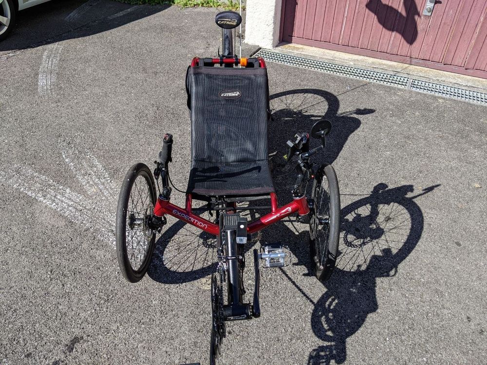Catrike Expedition Trike Red - vélo couché 3 roues (Gebraucht) in ...