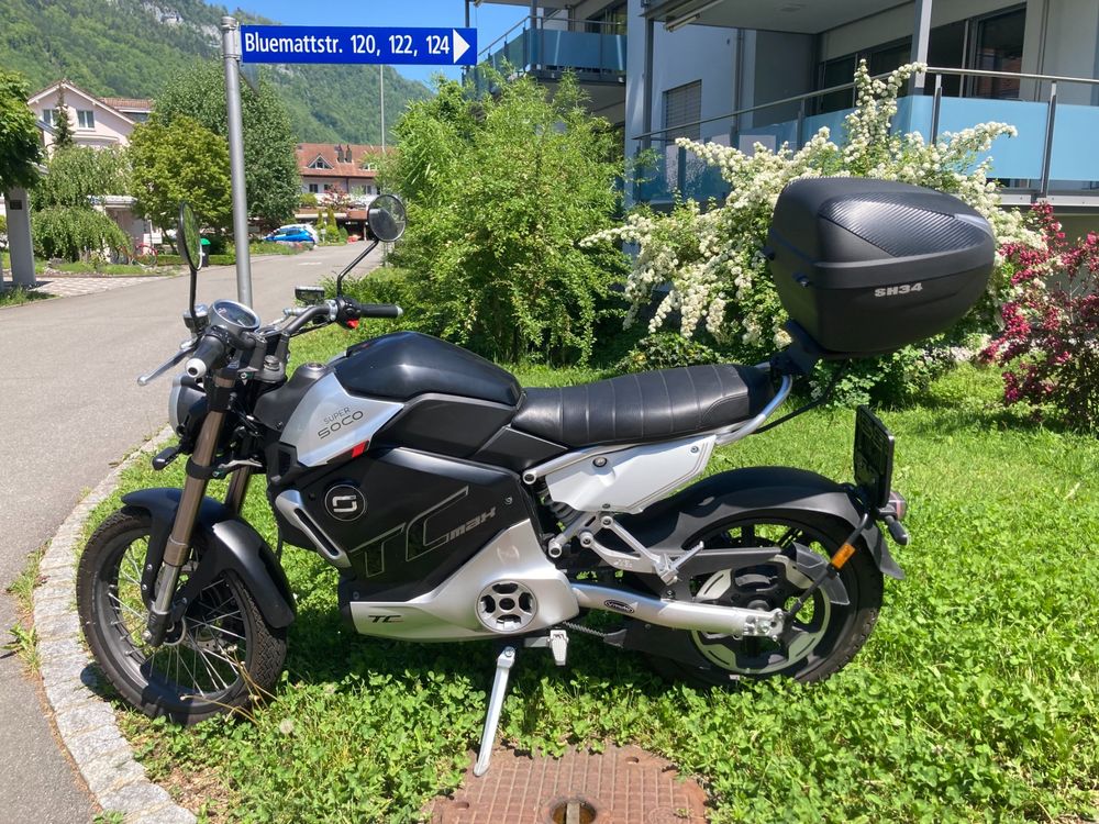 Super Soco TC Max Elektro-Motorrad (Gebraucht) in Grafenort für CHF 3500 – nur Abholung auf ...