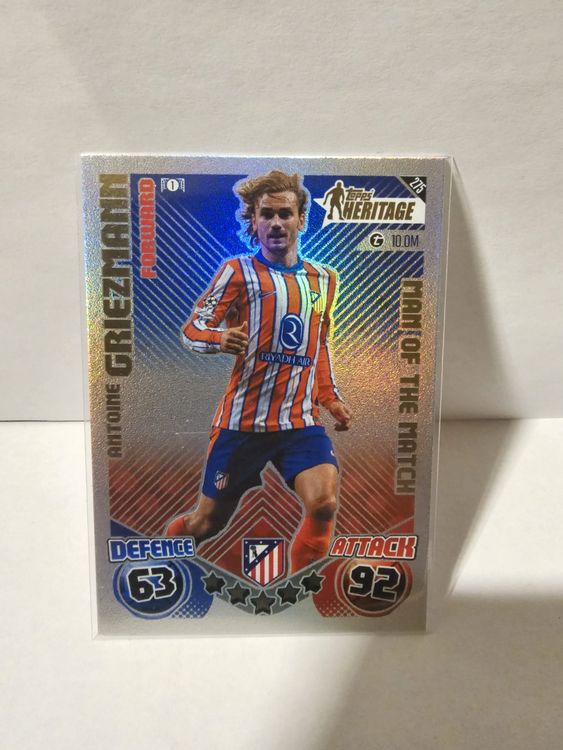 Match Attax Extra MotM Griezmann Heritage | Kaufen auf Ricardo