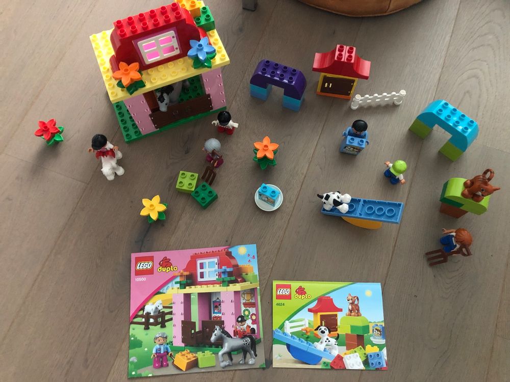 LEGO duplo 10500 Pferdestall und 4624 Tierspielplatz | Kaufen auf Ricardo