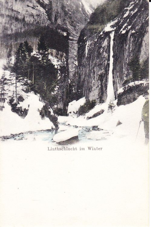 Linthschlucht im Winter | Kaufen auf Ricardo