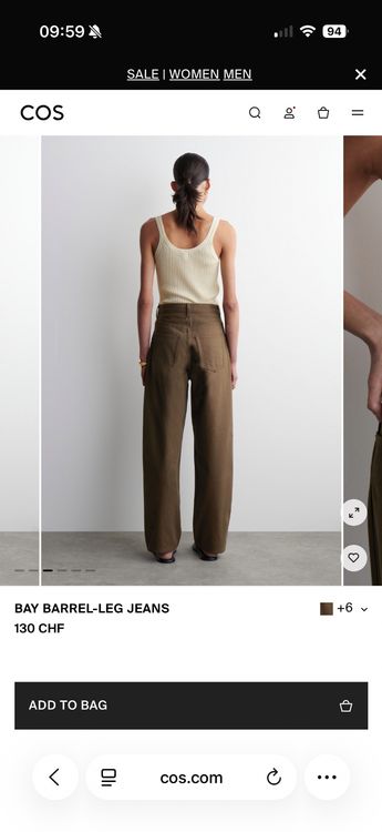 COS Bay Barrel leg Jeans (27) (Neu und originalverpackt) in Basel für ...