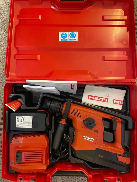 Perforateur Burineur/Akku-Bohrhammer Hilti TE 30 A36 neuf (Neu und originalverpackt) in ...