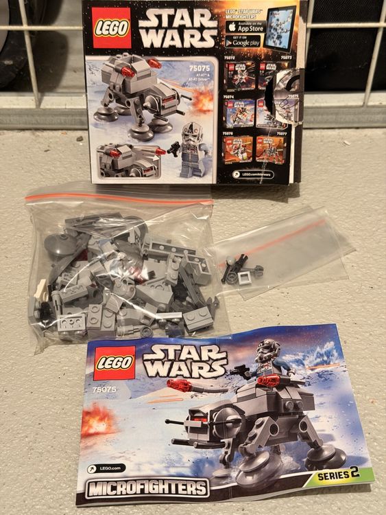 LEGO Star Wars 75075 AT-AT Microfighter! 🔥 Top! (Gebraucht) in ...