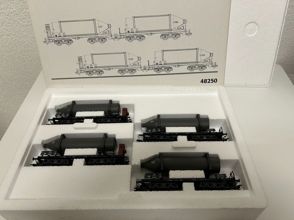 Märklin 48250 Wagen-Set "Carbid-Flaschenwagen SKW Trostberg" (Neu und ...