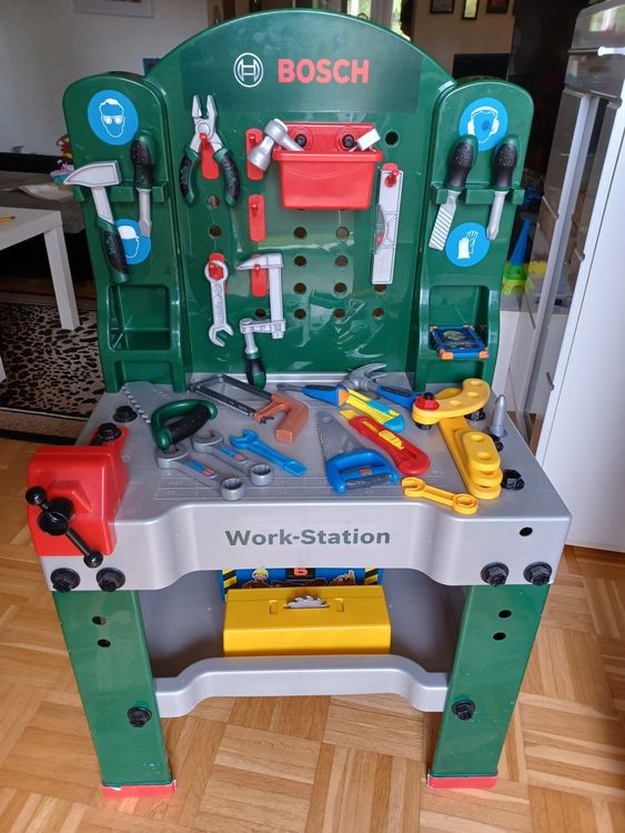 Klein - Bosch Work-Station: Kinder Werkbank inkl. Zubehör (Gebraucht ...