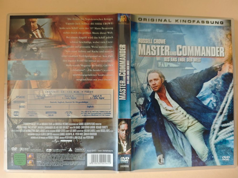 Master and Commander - Bis ans Ende der Welt (Gebraucht) in Laufenburg für CHF 1 – mit Lieferung ...